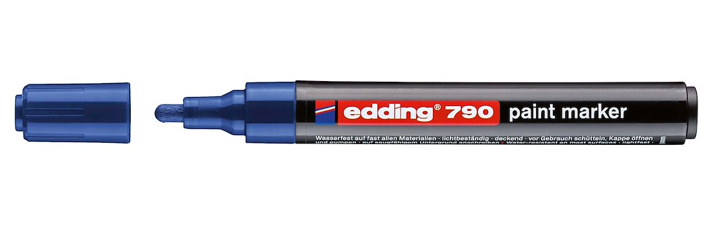 Paint marker E-790 2-3mm plava Edding