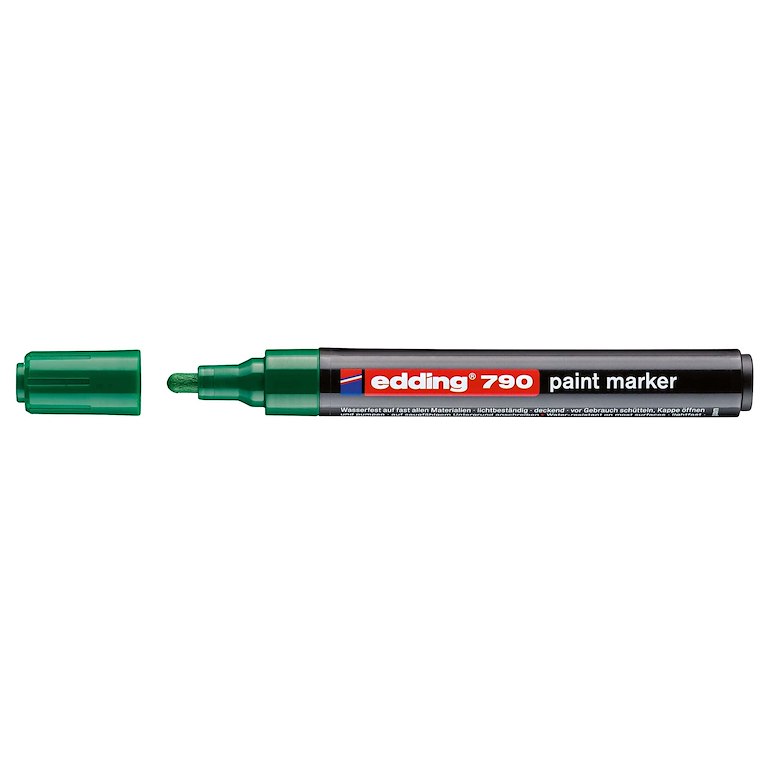 Paint marker E-790 2-3mm zelena Edding