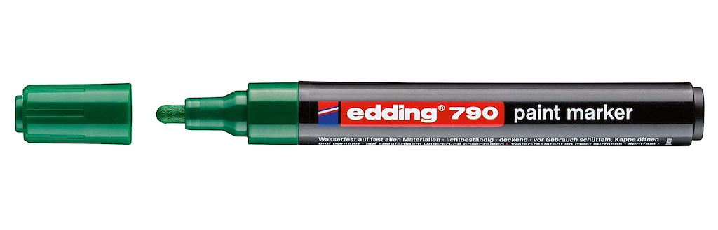 Paint marker E-790 2-3mm zelena Edding