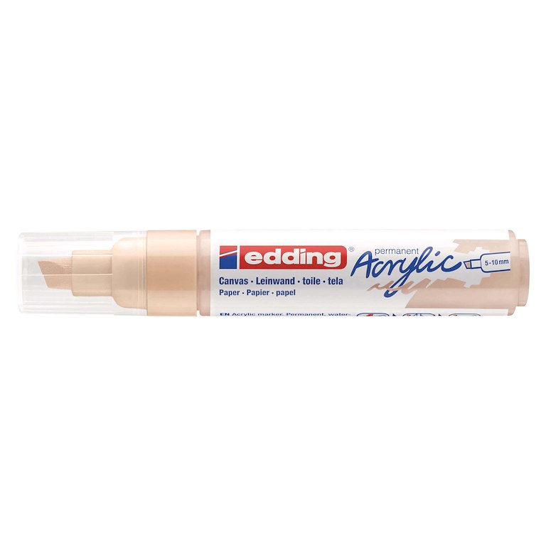 Akrilni marker E-5000 broad 5-10mm kosi vrh oker Edding