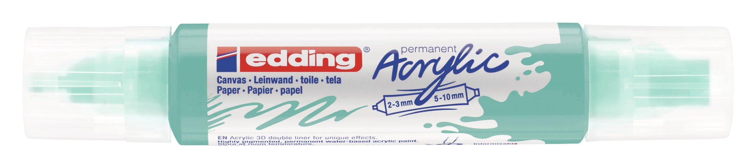 Akrilni marker E-5400 double-liner sa dva vrha tirkiz Edding