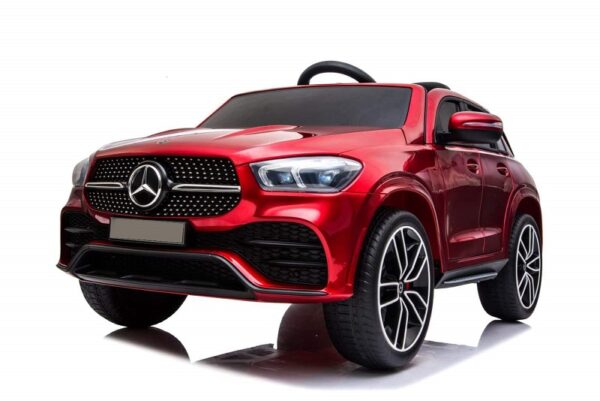 Auto Mercedes LICENCIRANI sa mekim gumama i kožnim sedištem GLE-450 AMG – Crveni, BJ 1988