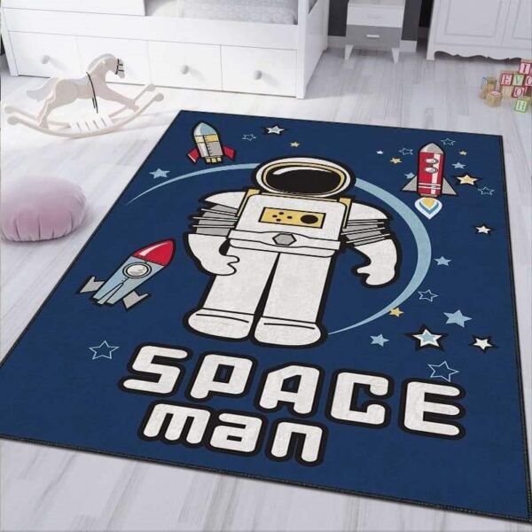 Tepih za decu sa gumenom podlogom 120x180cm – Space Man, TG-067