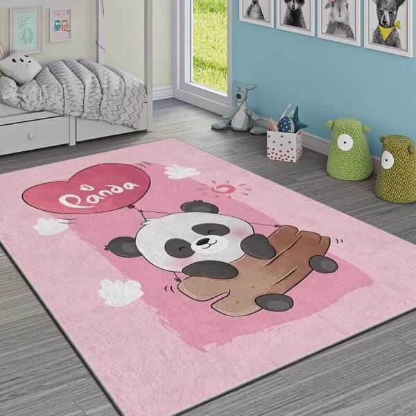 Tepih za decu na gumenoj podlozi 120x180cm – Panda, TG-022