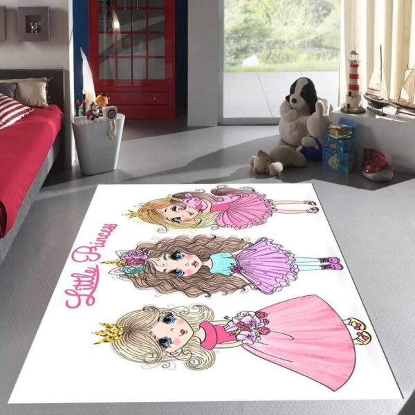 Tepih za decu na gumenoj podlozi 120x180cm – Tri princeze, TG-060