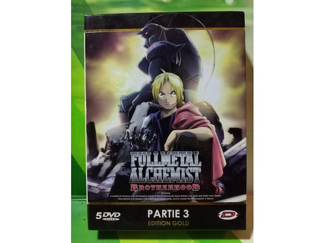 Čelični Alhemičari / Fullmetal Alchemist / 3 / 5 DVD