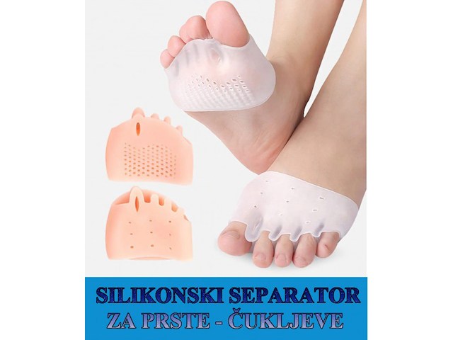 Silikonski separator za prste - čukljeve