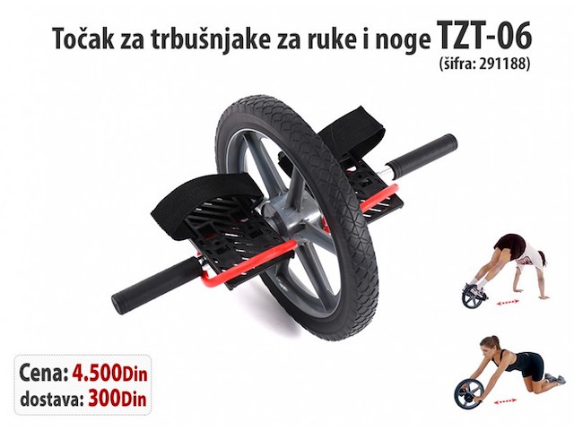 Točak za trbušnjake za ruke i noge TZT-06