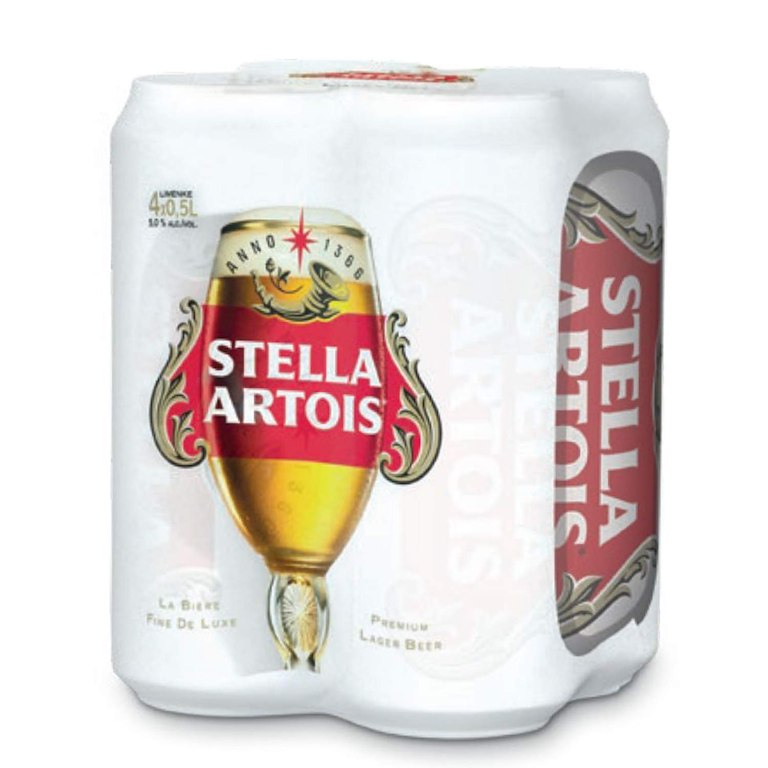 Stella Artois svetlo pivo 4X0.5l