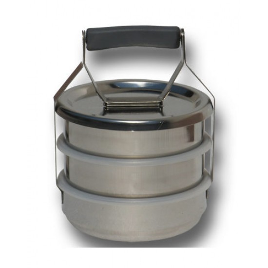 Ručkonoša 2 + 2 litra inox za prenos hrane