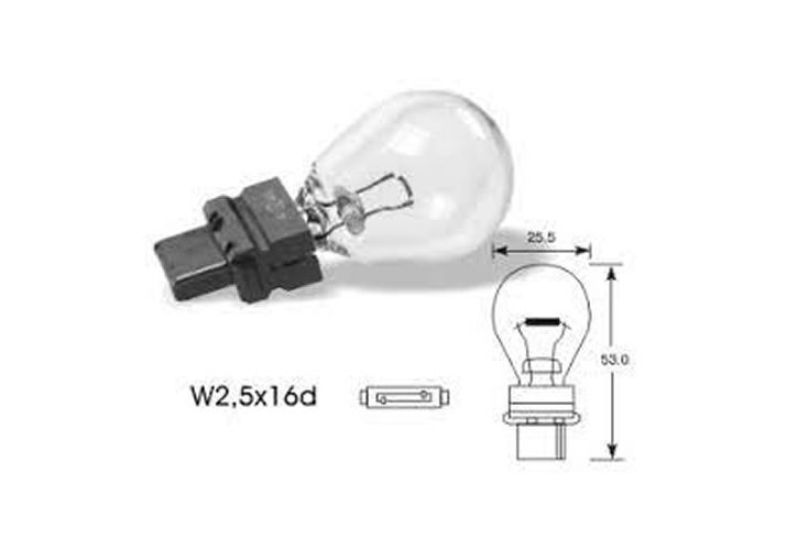 Sijalica 12V 27W ubodna W2.5x16d Lucas LLB182T