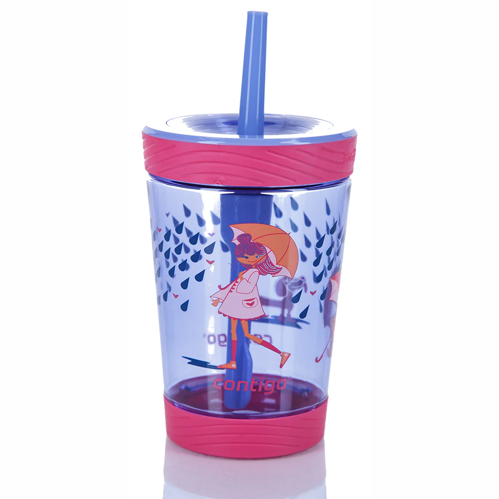 Flašica za decu Spill proof tumbler 14 Wink w/raining cats & dogs 420 ml