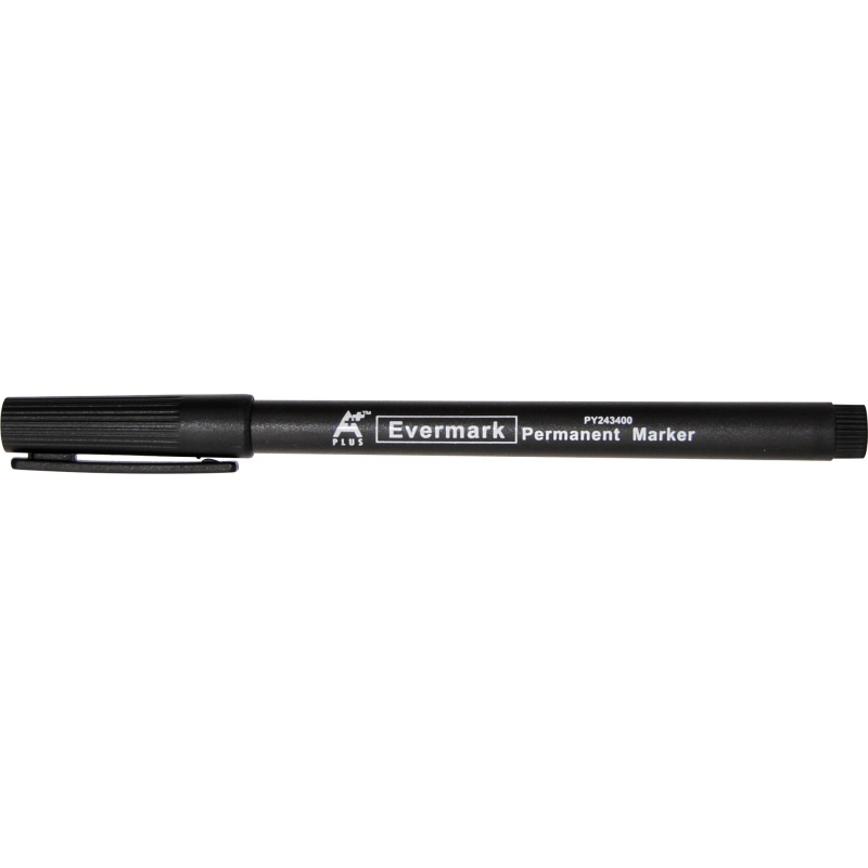 Permanent marker u slim kućištu PY243400, 1mm A Plus crna