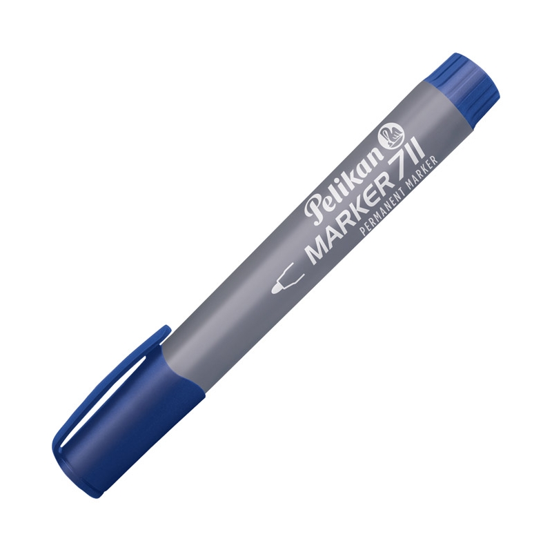 Marker permanentni punjivi okrugli vrh 711 Pelikan 817905 plavi