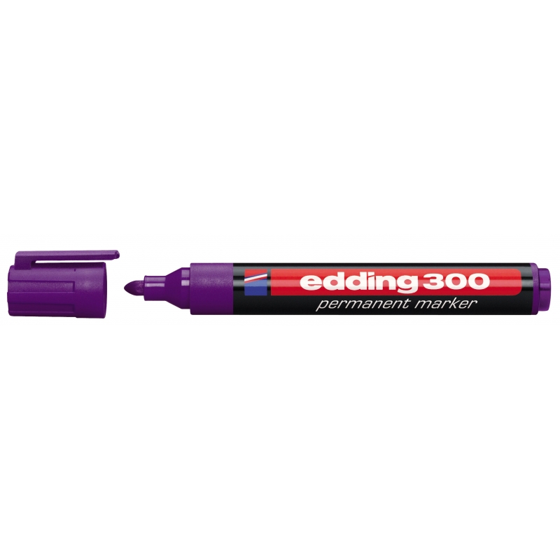 Marker permanent 300 1,5-3mm, zaobljeni Edding ljubičasta