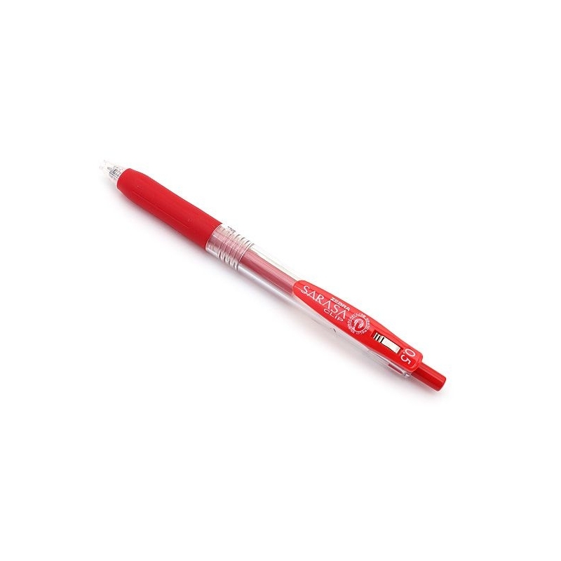Roler gel Zebra SARASA GEL CLIP 0,5 Red/Red Gel Ink TC BT 14313