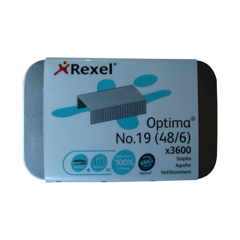 Klamerice br.48/6 pk3600 Optima Rexel 2102498