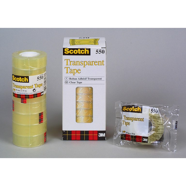 Lepljiva traka Scotch Transparent 550, 19mm x 33m, 1/1 u celofanu Scotch