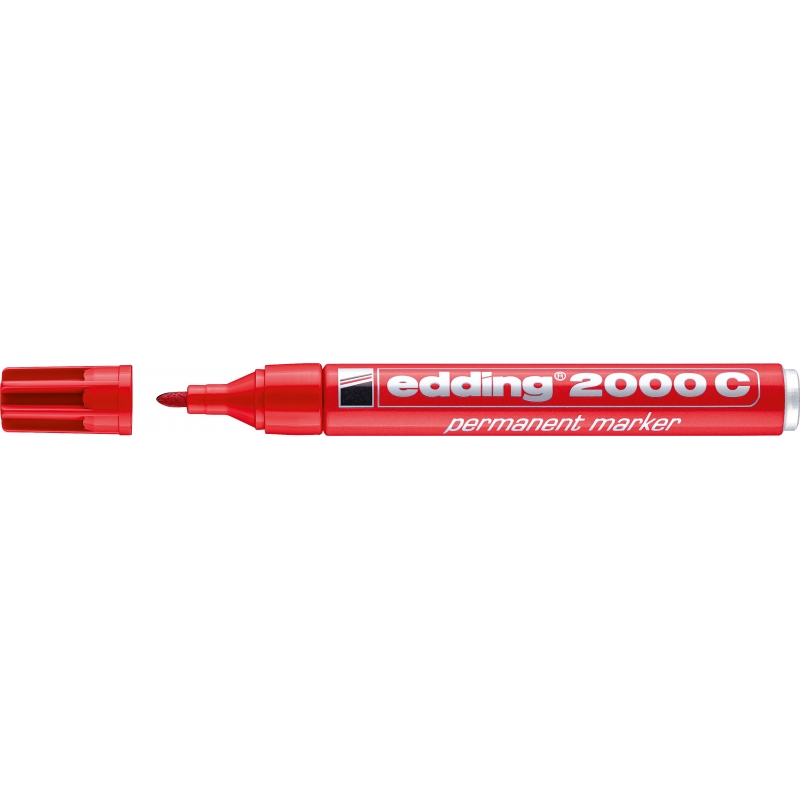 Permanent Marker Edding E-2000 C 1,5-3mm Edding Crvena