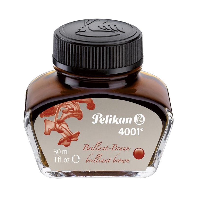 Tinta za nalivpero bočica 30ml 4001 Pelikan 311902 braon