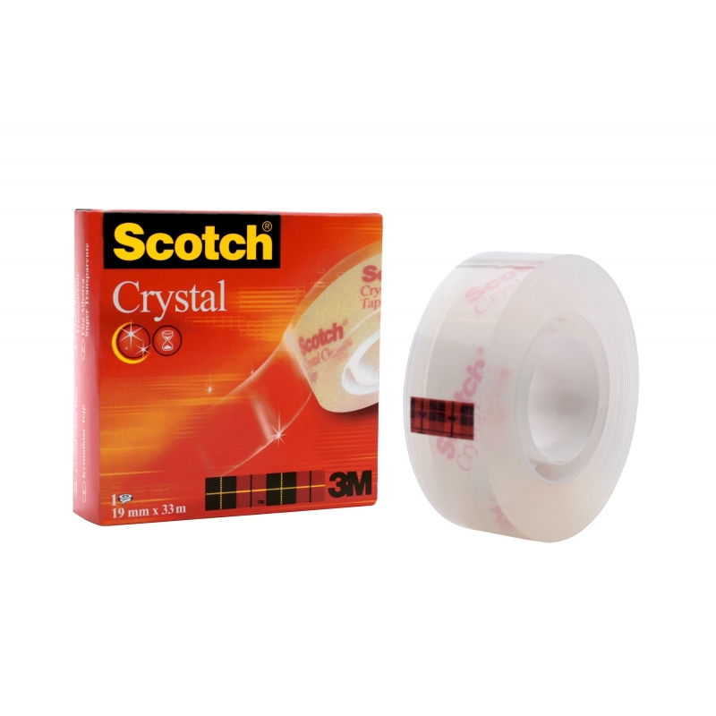 Lepljiva traka Scotch Crystal 600, 19mm x 33m Scotch