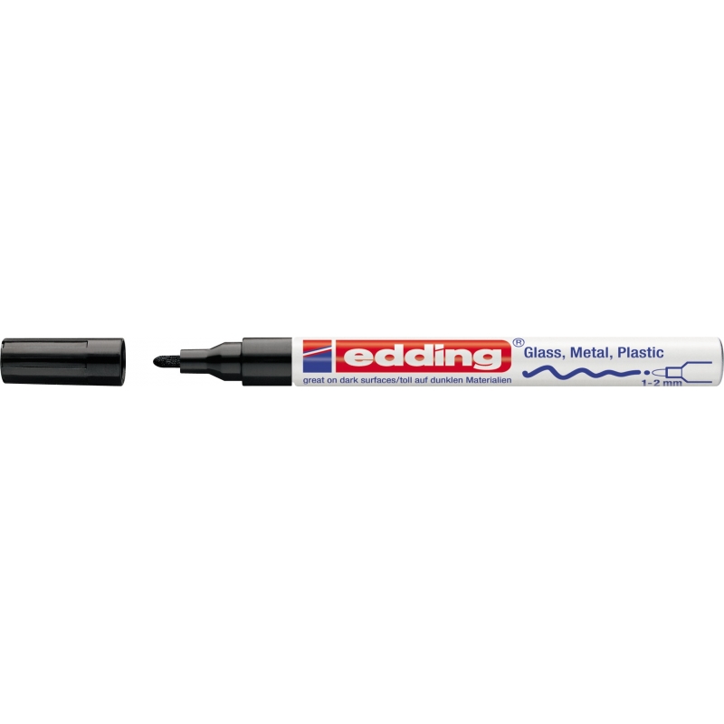 Paint marker E-751 1-2mm Edding crna