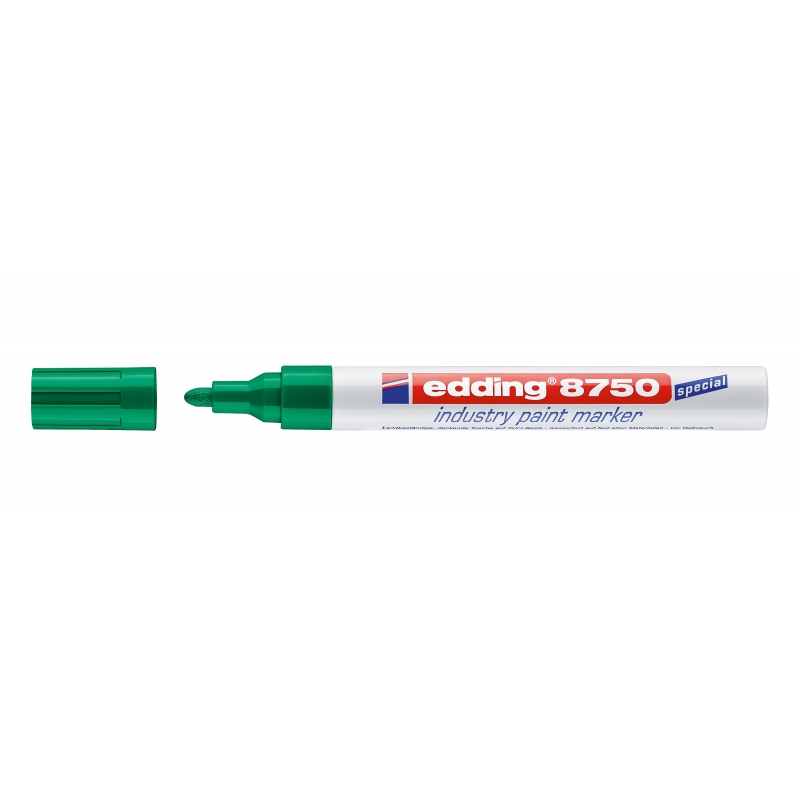 Industrijski paint marker E-8750 2-4mm Edding zelena