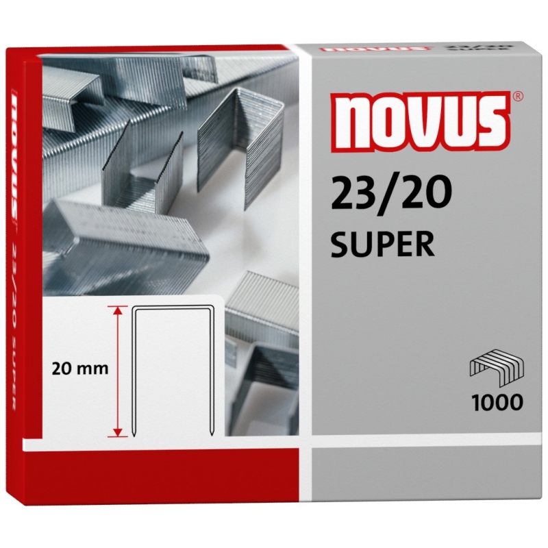 Klamerice Novus 23/20 super, 1/1000, 170 listova Novus