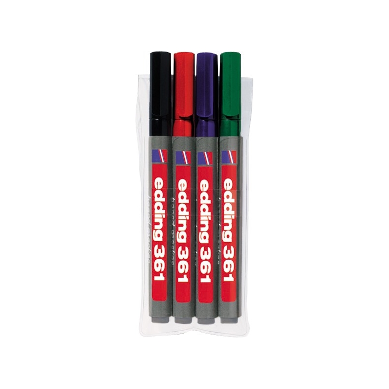 Marker za belu tablu 361 1mm set 1/4 Edding sortirano