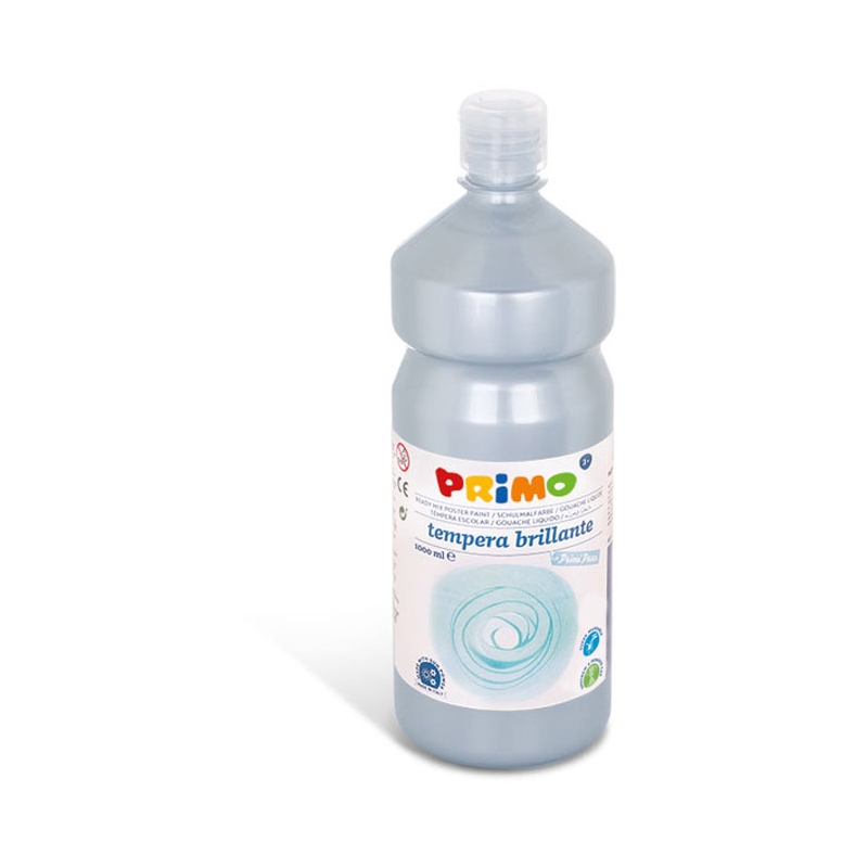 Boja tempera 1litar Primo CMP 204BR1000910 srebrna (silver)