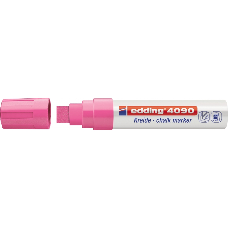 Marker za staklo CHALK MARKER E-4090 4-15mm Edding roze