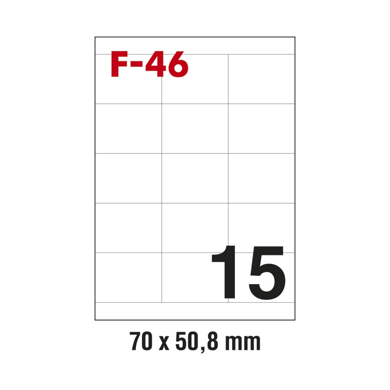 Etikete ILK 70x50,8mm pk100L Fornax F-46