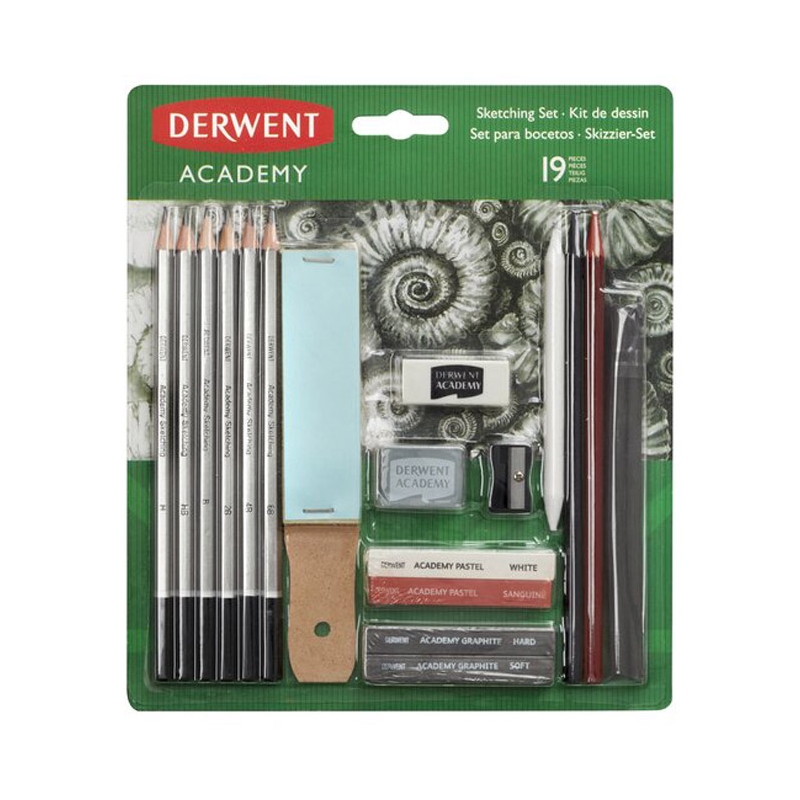 Set Za Skiciranje Olovka Grafitna Pk6+pribor Academy Derwent 2300365 Blister