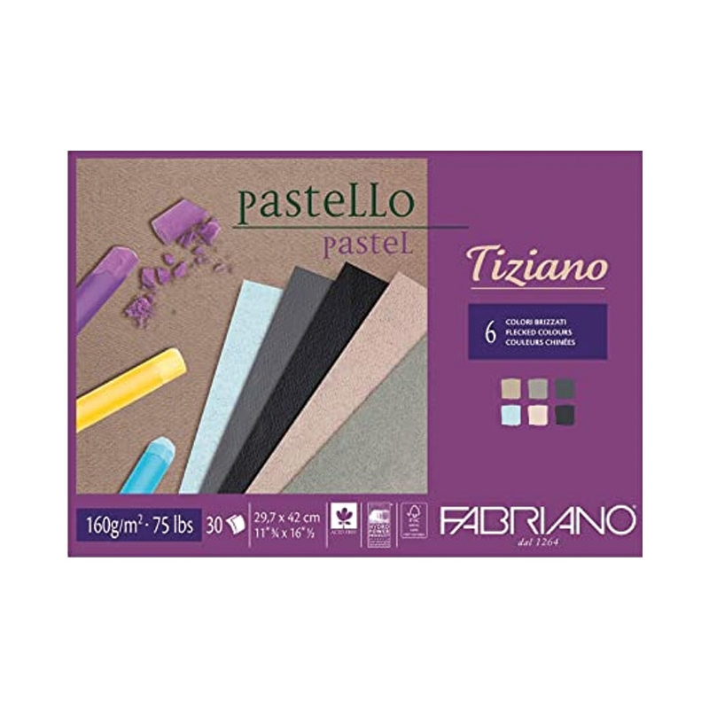 Blok Tiziano 42x29,7cm 160g 30L Fabriano 46229742 6boja