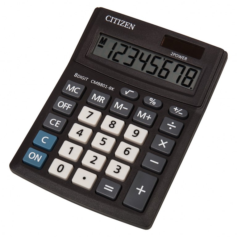 Stoni kalkulator Citizen CMB-801-BK, 8 cifara Citizen