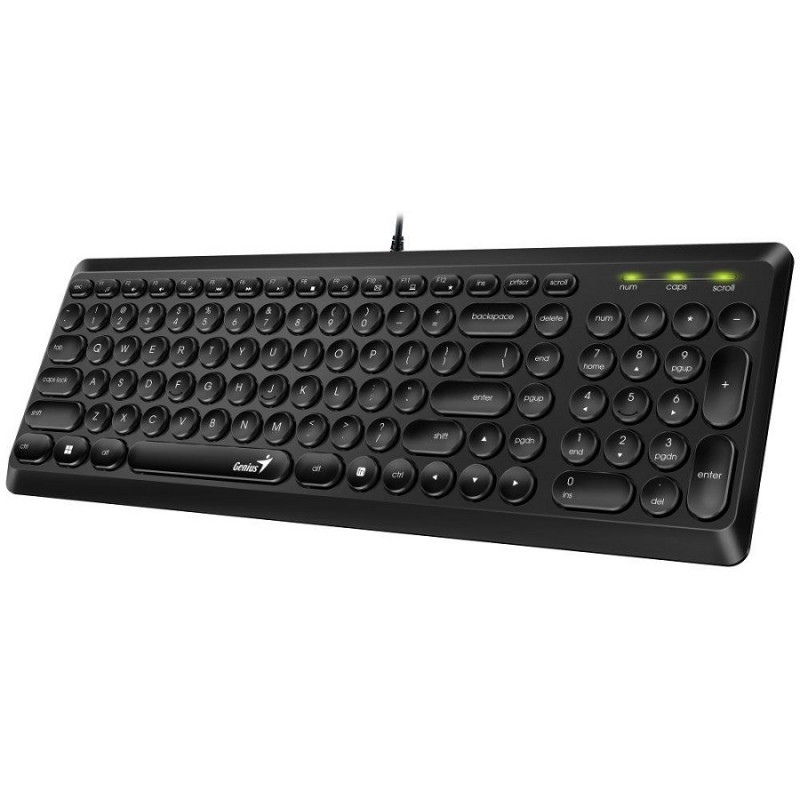 Tastatura Genius SlimStar Q200,USB,BLK,US