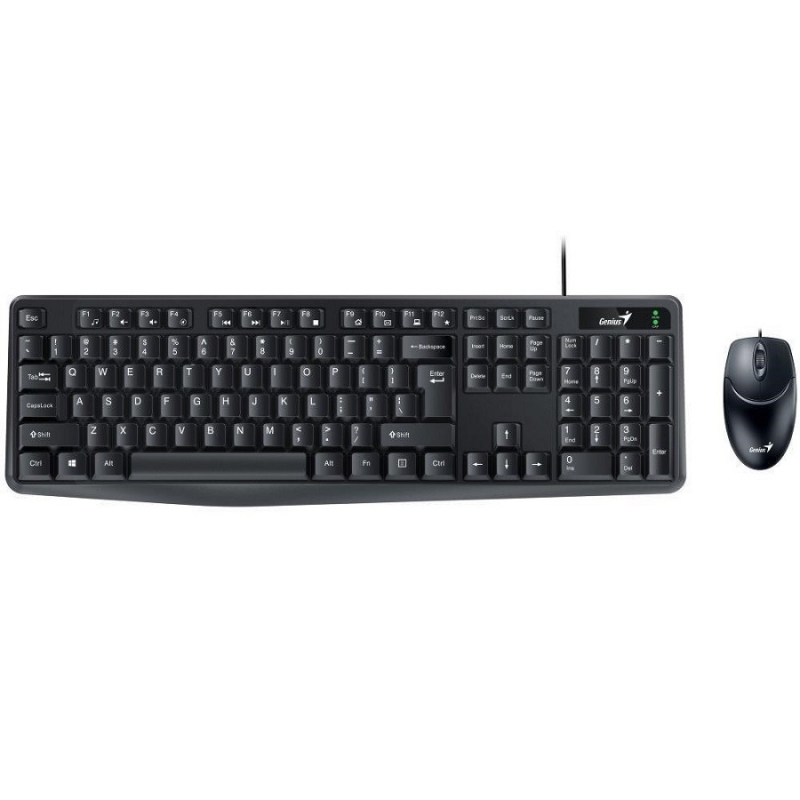 Komplet tastatura+miš Genius KM-170 , USB, BLACK, US