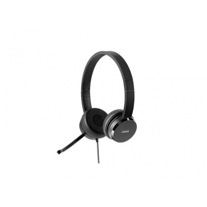 Slušalice LENOVO 100 Stereo/USB/pasive noise cancellation/4XD0X88524/crna