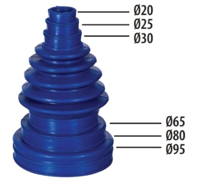 UNIVERZALNA MANŽETNA ZA AUTOMOBILE SA ZADNJOM VUČOM