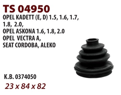 Manžetna homokinetičkog zgloba 04950