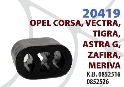 Zakačka auspuha 20419