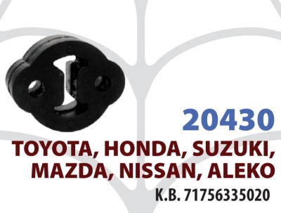 Zakačka auspuha 20430