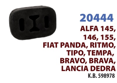 Zakačka auspuha 20444