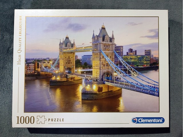 London Tower Bridge - Clementoni Puzzle 1000 Delova