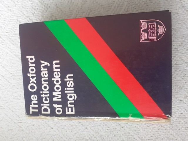 The Oxford dictionary of modern English