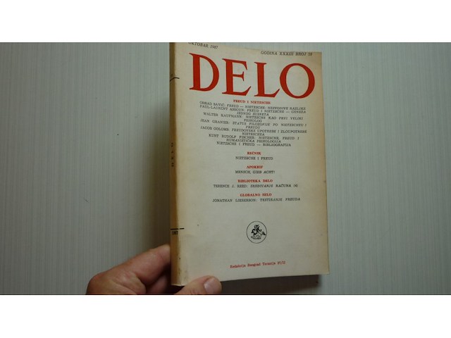 Delo, 1987. Frojd i Niče