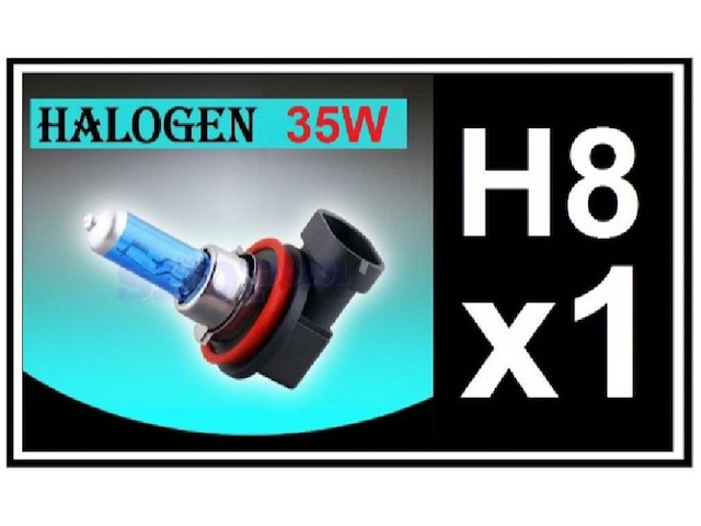 Xenon H8 sijalica - PLAVA! - 1 komad