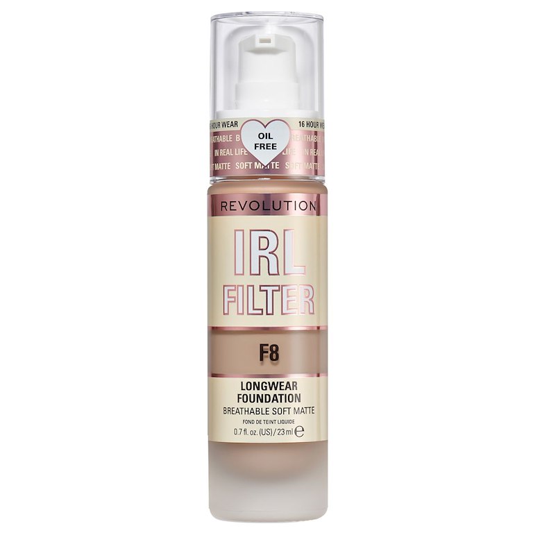 Mat tečni puder MAKEUP REVOLUTION IRL Filter Longwear Foundation 23ml F8