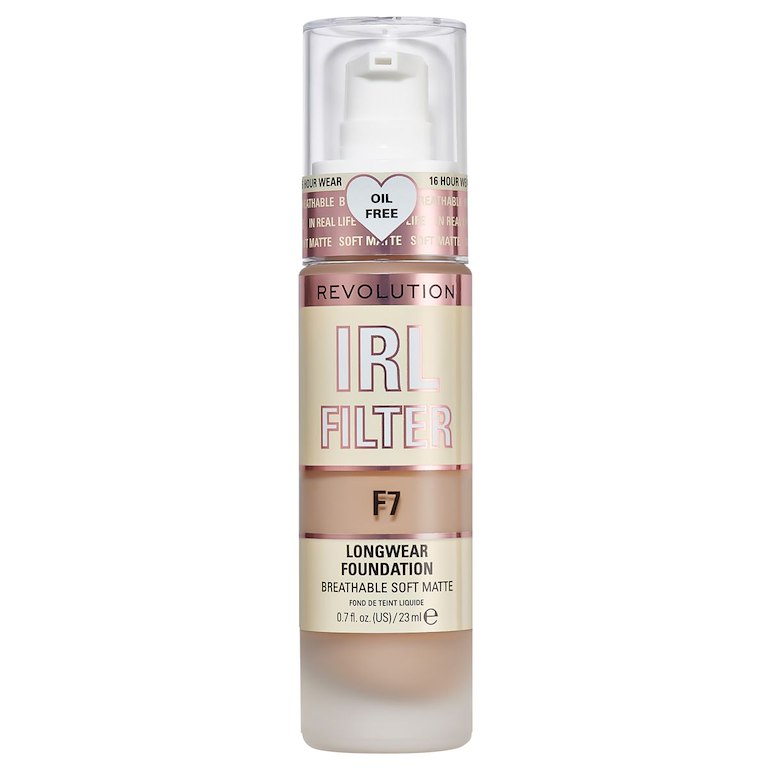 Mat tečni puder MAKEUP REVOLUTION IRL Filter Longwear Foundation 23ml F7