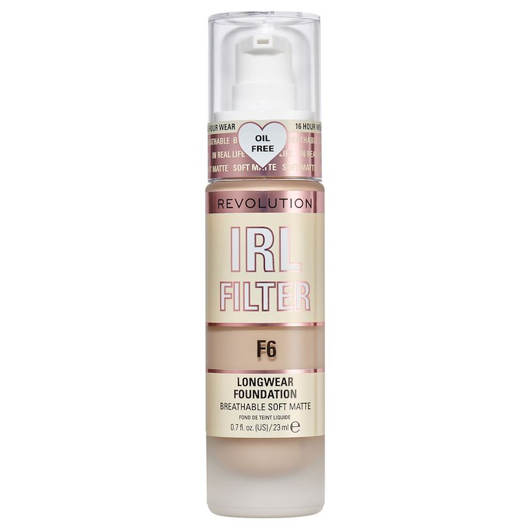 Mat tečni puder MAKEUP REVOLUTION IRL Filter Longwear Foundation 23ml F6